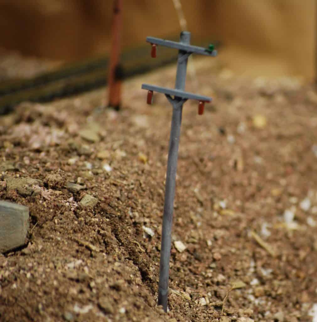 High Volt Power Pole (Set of 12) | N & HO Scale Train Parts & Design